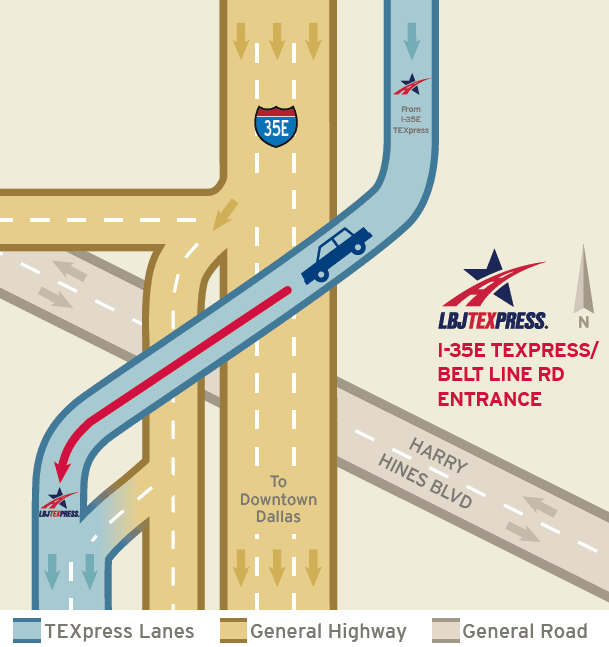 Maps - LBJ, NTE & NTE 35W TEXpress Lanes