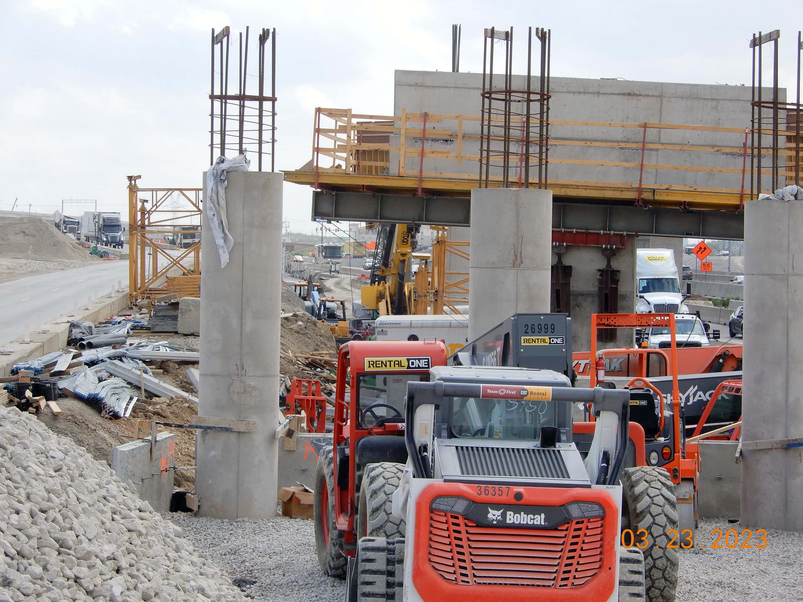 35W Construction Photos – March 2023 - LBJ, NTE & NTE 35W TEXpress Lanes
